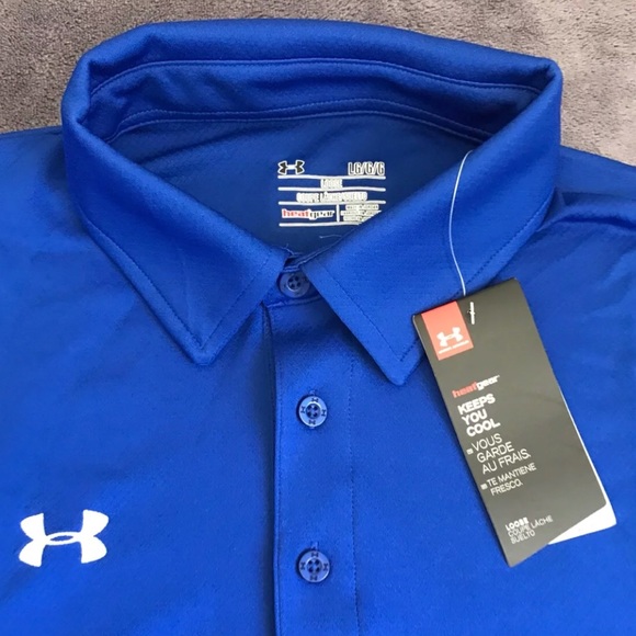 Under Armour | Shirts | Nwt Under Armour Royal Blue Polo | Poshmark